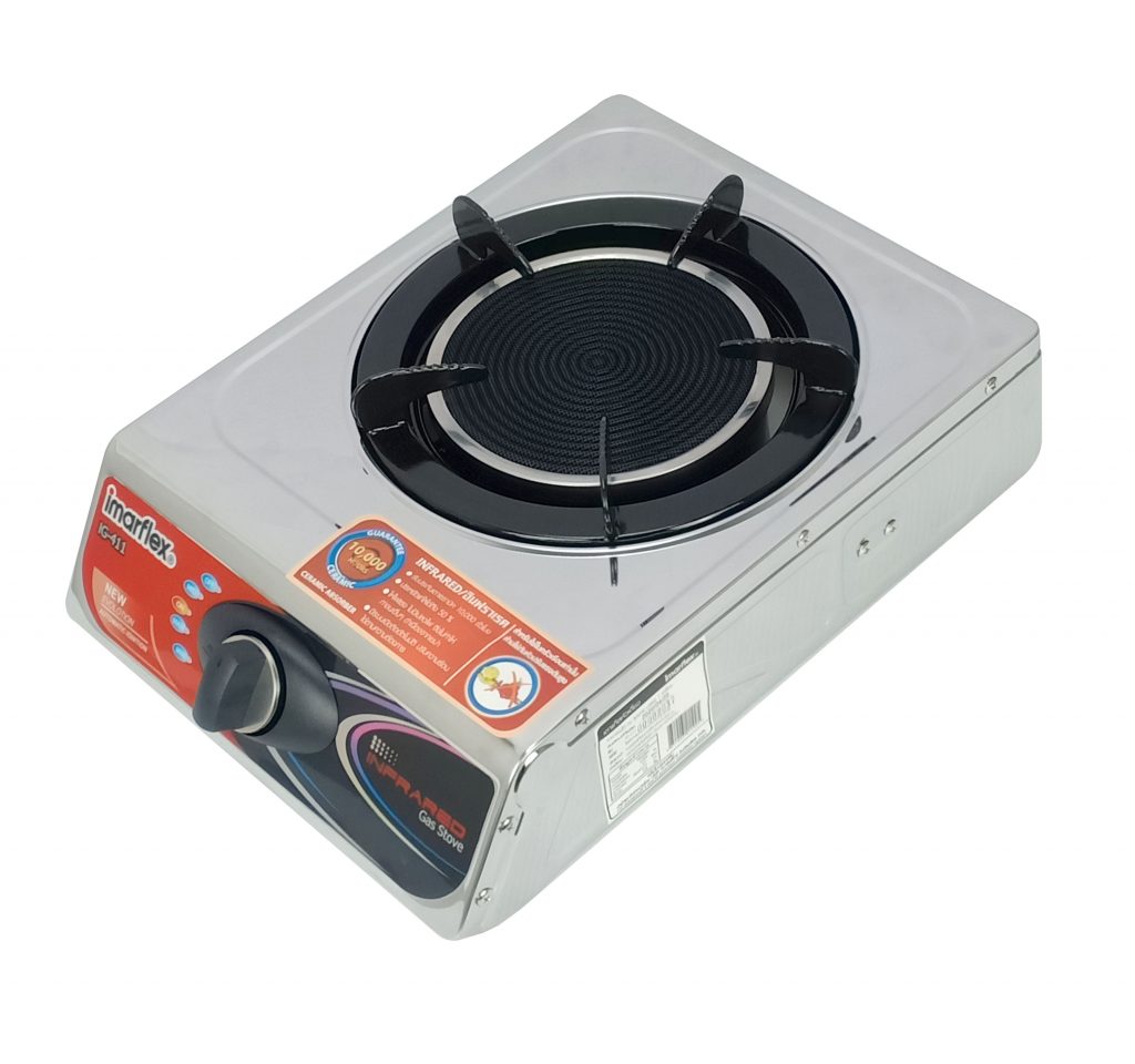 เตาแก๊สอินฟาเรดหัวเดี่ยวสแตนเลส รุ่น IG-411 – Imarflex