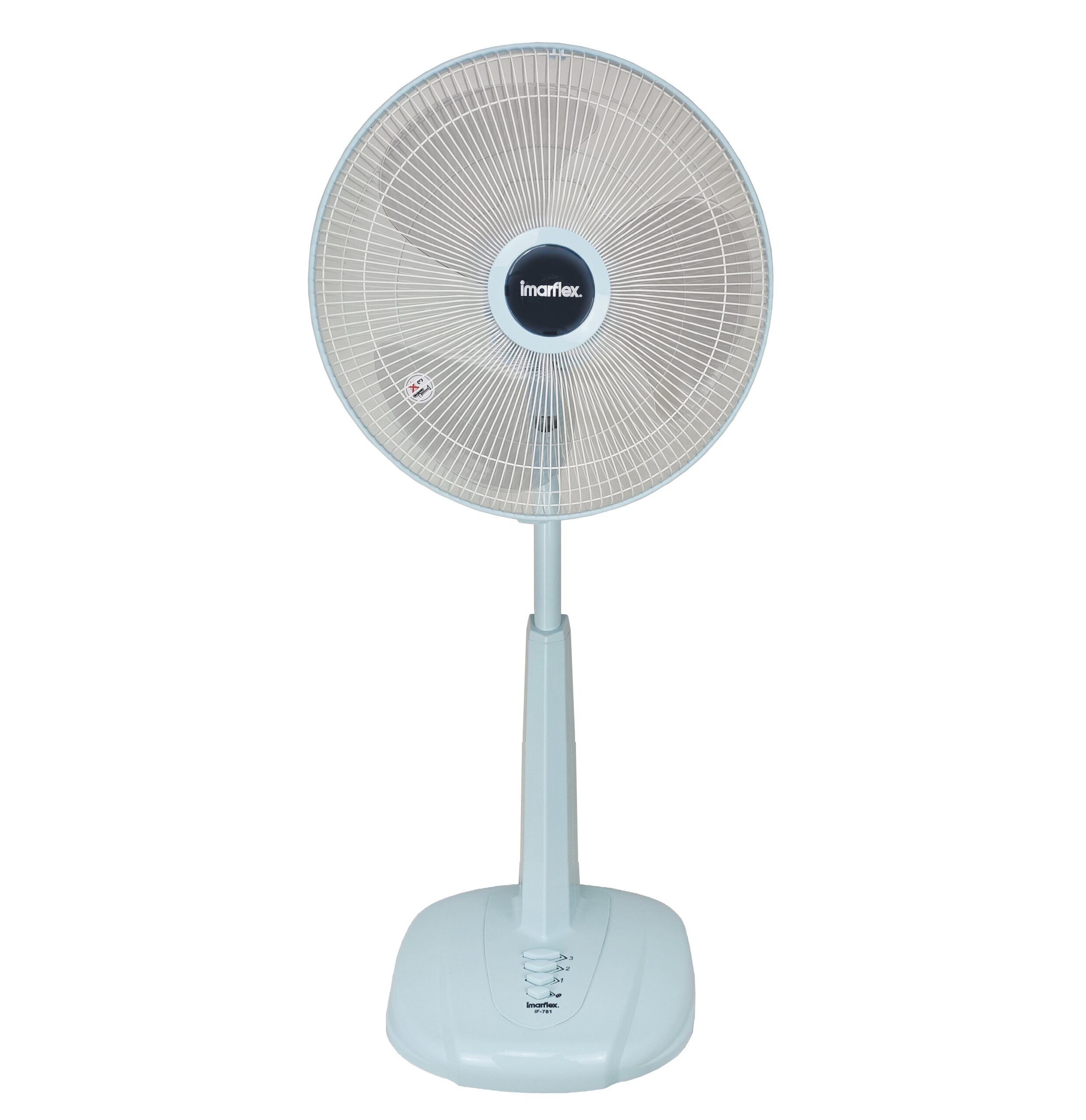 Slide fan 16 Inch 46 W. (Blue) Model IF-781 – Imarflex