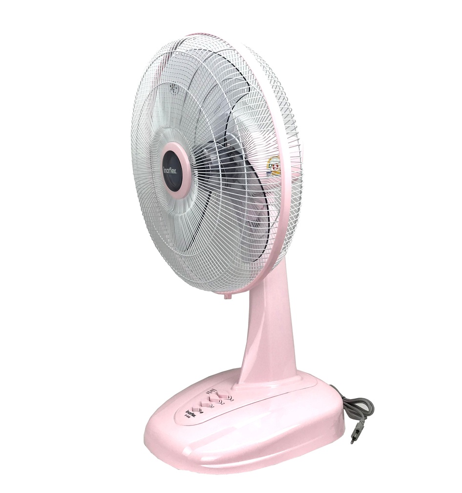 Desk fan 18 Inch 70 W. (Pink) Model IF-948 – Imarflex