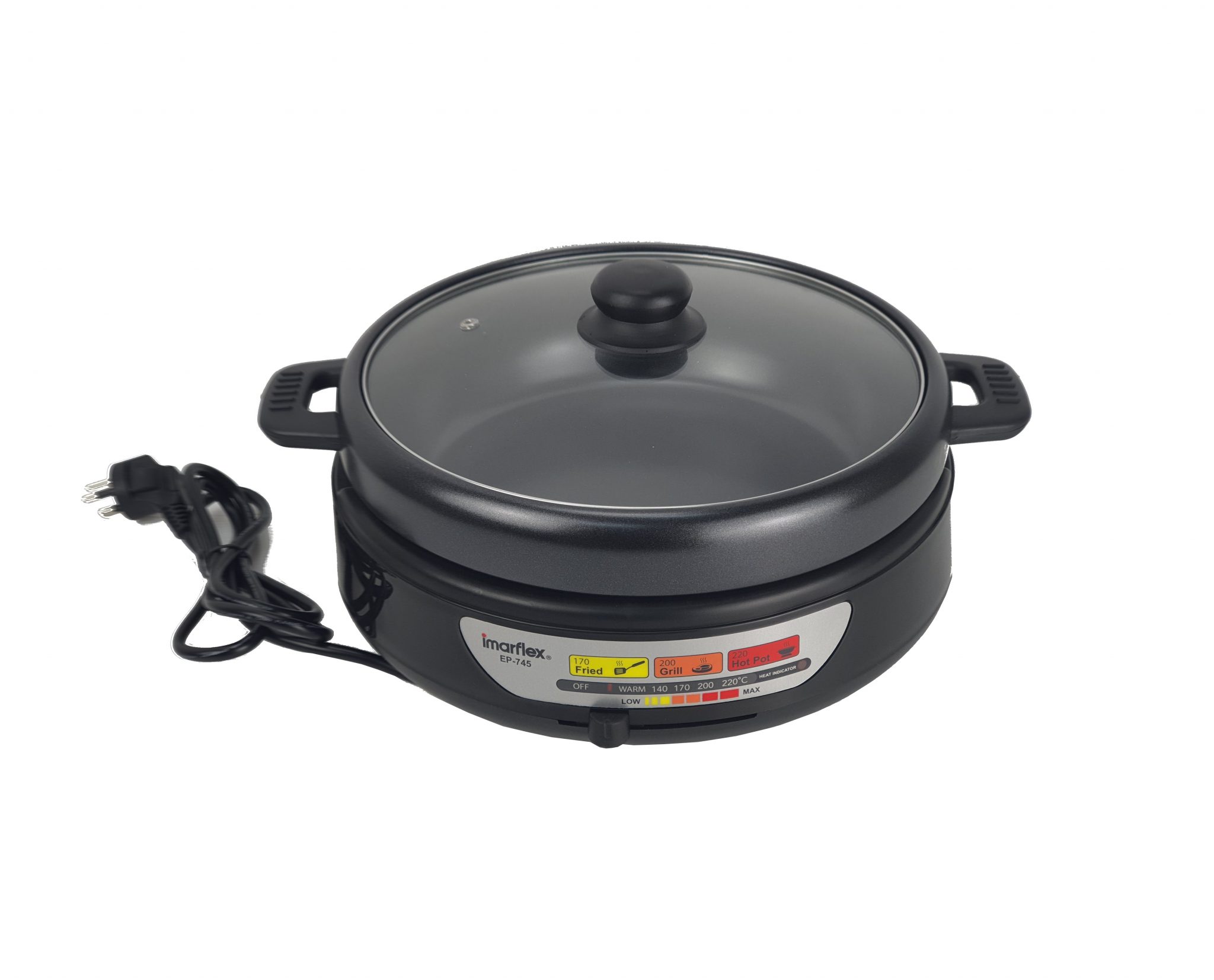 กระทะ/หม้ออเนกประสงค์ ความจุ 3.5 ลิตร รุ่น EP-745 – Imarflex