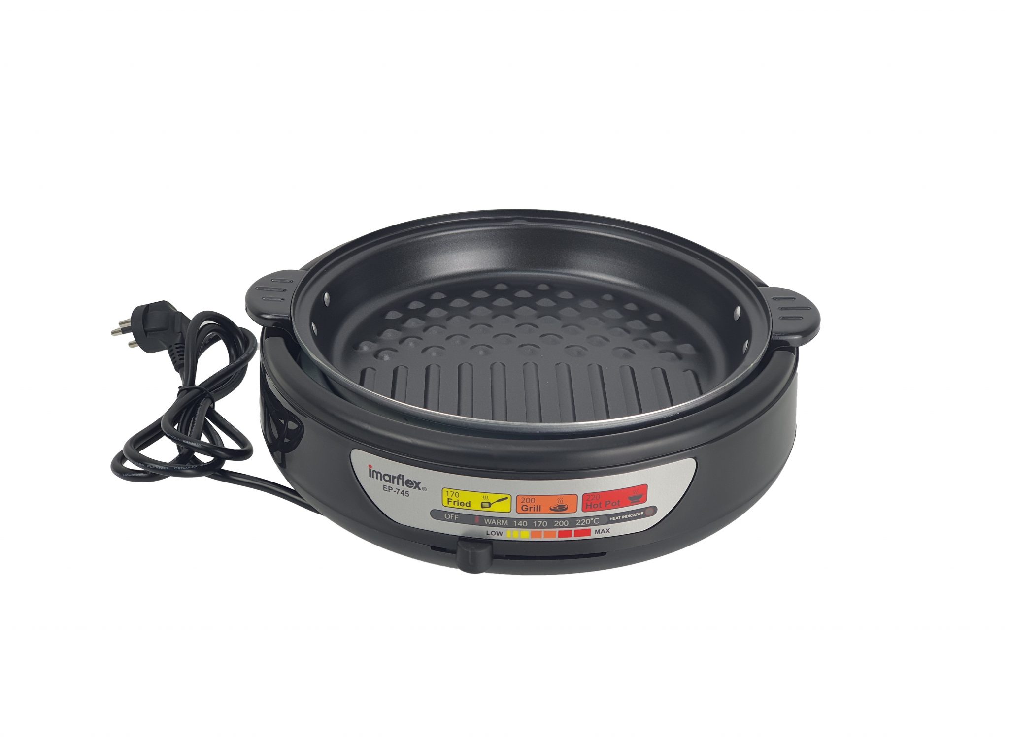 กระทะ/หม้ออเนกประสงค์ ความจุ 3.5 ลิตร รุ่น EP-745 – Imarflex