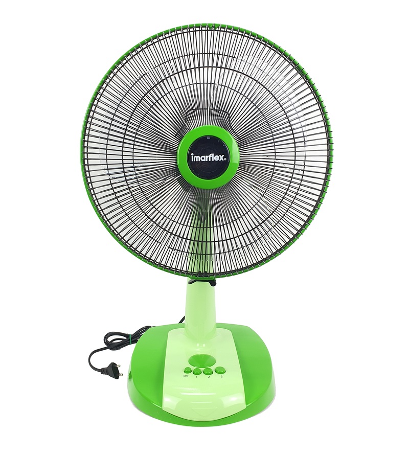 พัดลมตั้งโต๊ะ 16 นิ้ว 57 W. (สีเขียว) รุ่น IF-970X – Imarflex